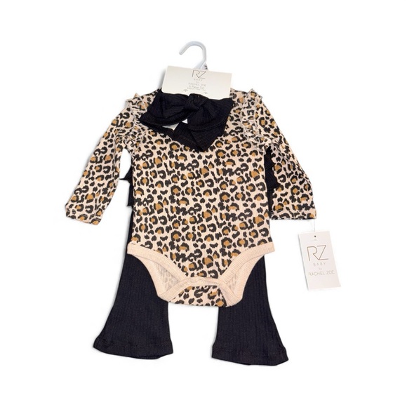 Rachel Zoe | Matching Sets | Rachel Zoe 3 Piece Leopard Print Baby ...